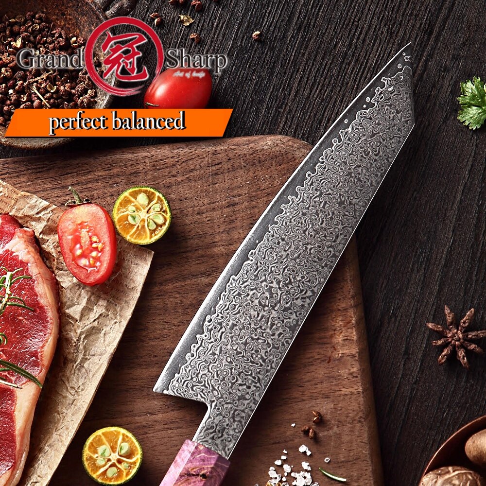 Chef Knife vg10 Damascus Steel Japanese Kitchen Kn... – Grandado