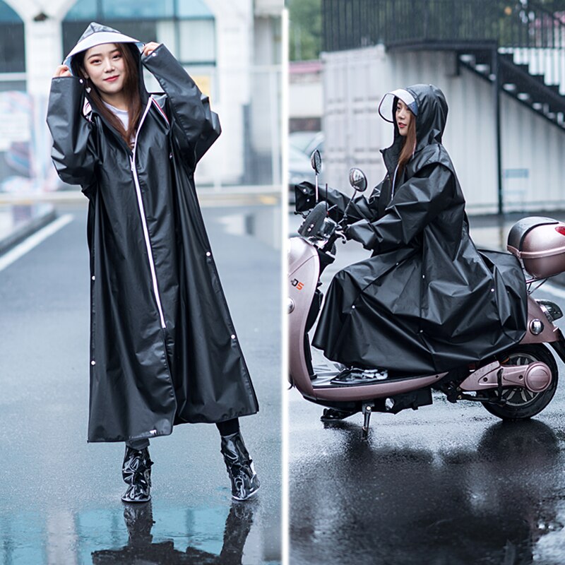 Raincoat adult long full body raincoat student tra... – Grandado