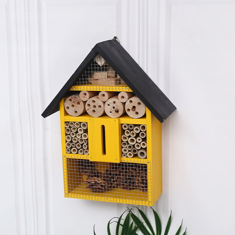 Garden Wooden Insect House Insect Bee House Outdoo... – Grandado