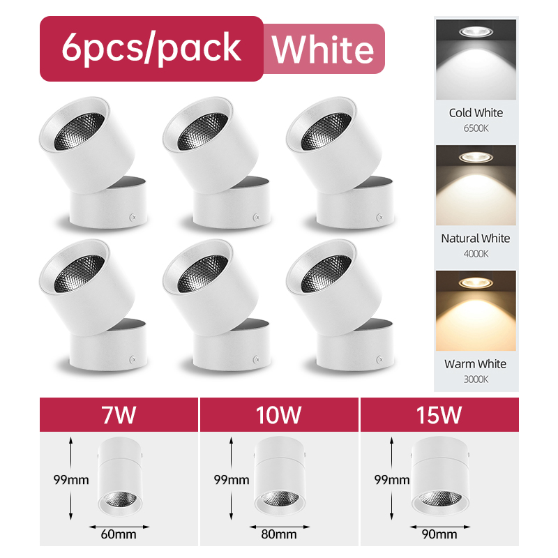 Led Downlight Spot Led Spotlights Foldable 220v 7w... – Vicedeal