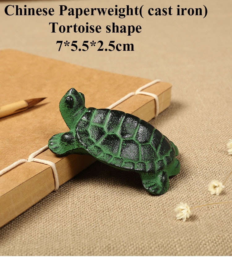 Cast Iron Chinese Paperweight Chinese Calligraphy ... – Grandado