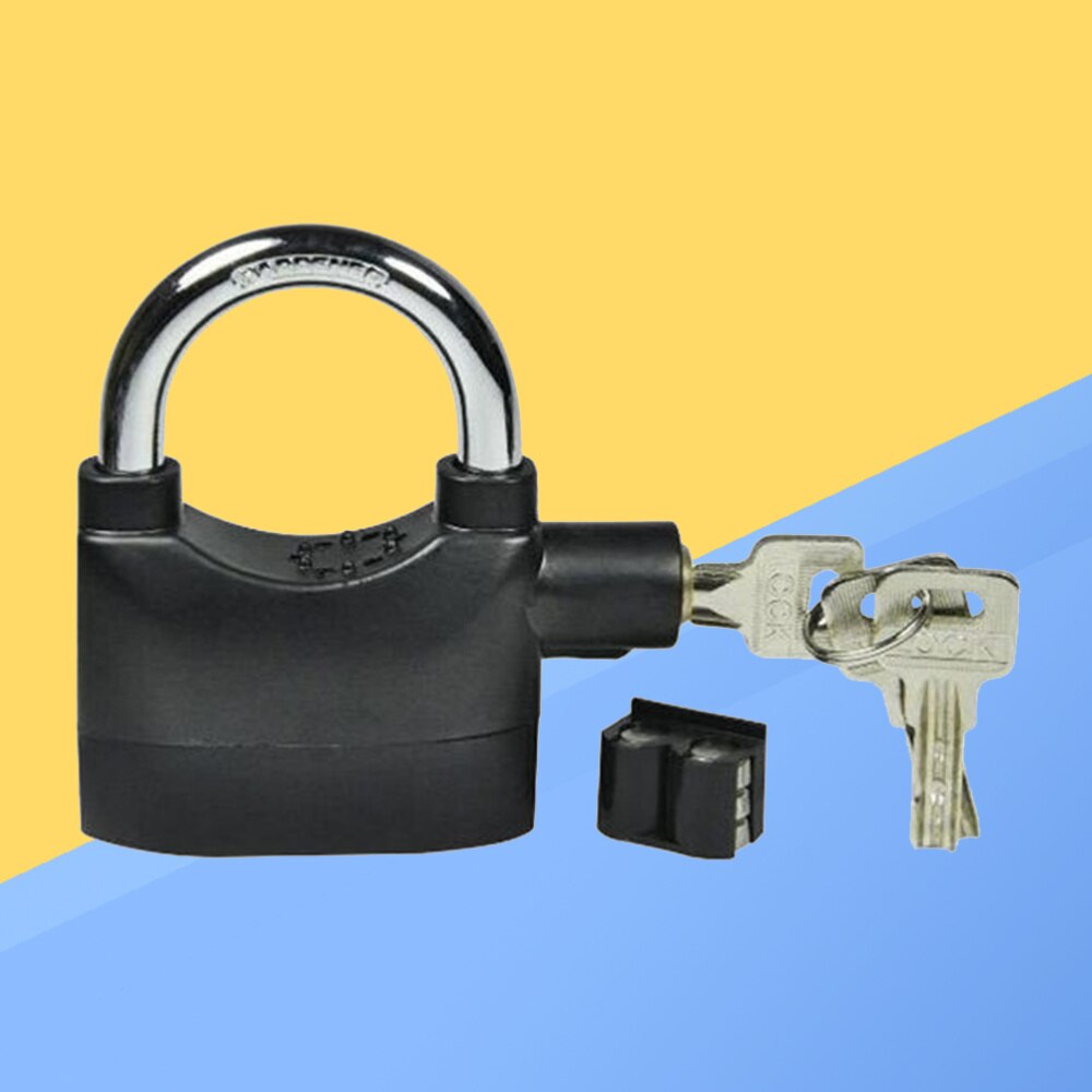 Alarm Padlock Anti-Theft Security System for Door ... – Grandado