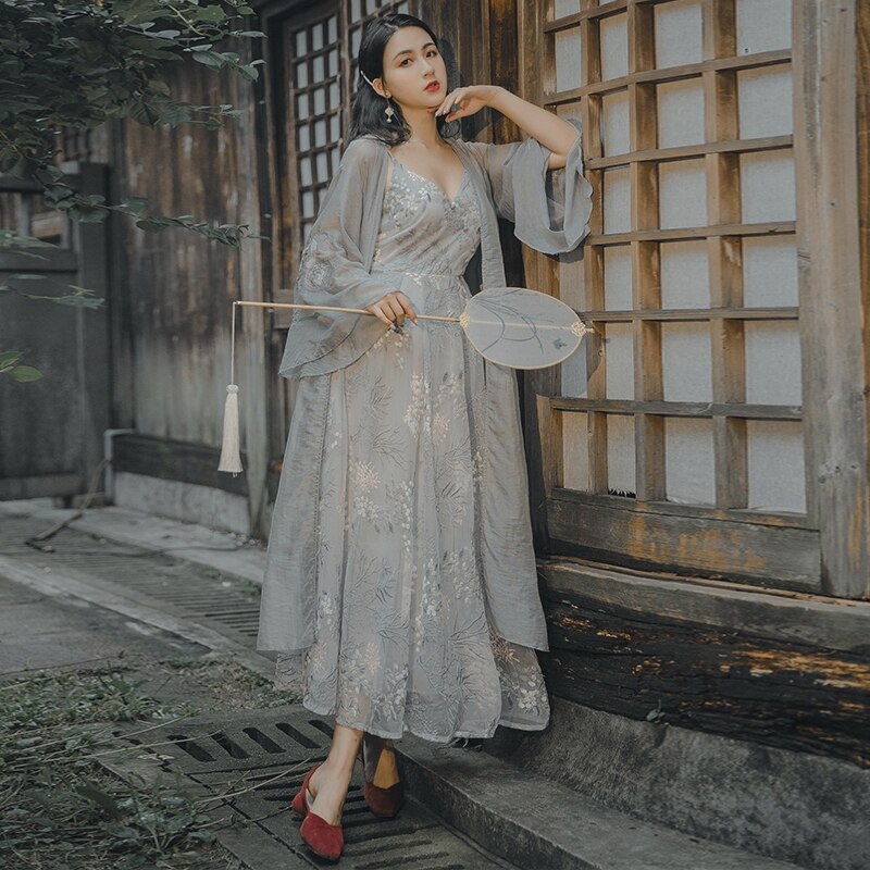 Summer Tassel Chinese Traditional Hanfu Dress Cost... – Grandado