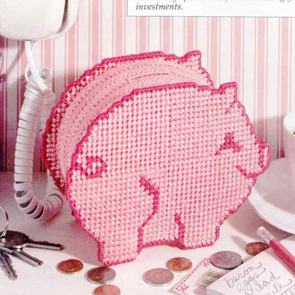 14Cm X 6Cm X 11Cm Roze Spaarpot Borduurwerk Kit Di... – Vicedeal