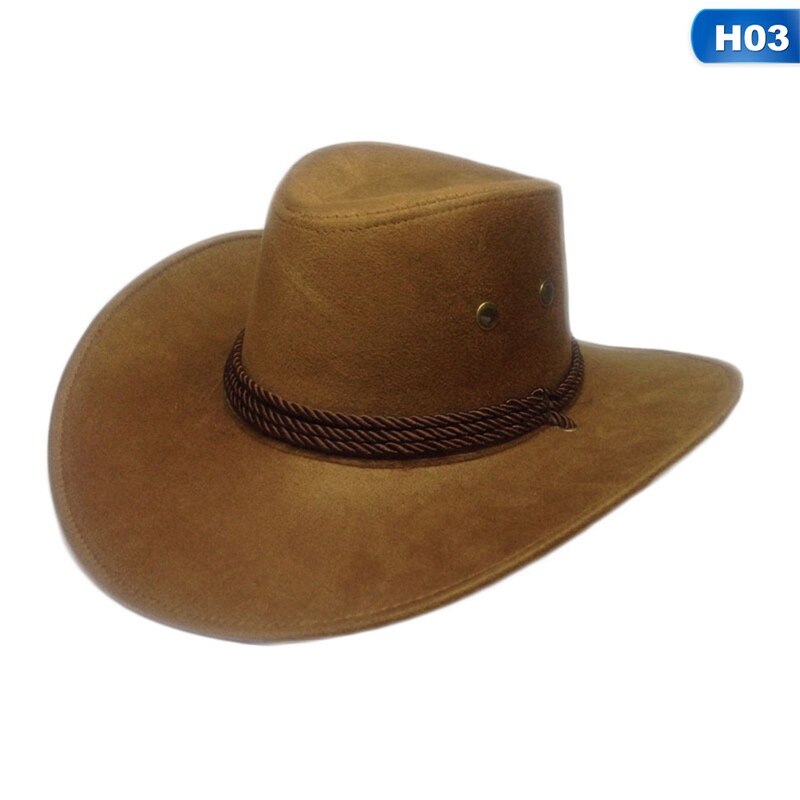 Men Women 3 Color Large Brim Hat Cowboy Hat For Ma... – Grandado