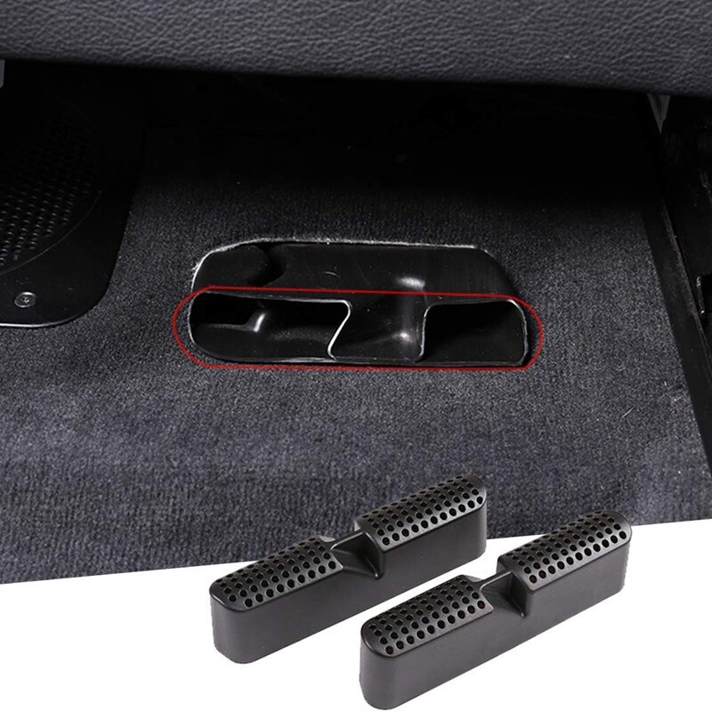 Black Under Seat Air Outlet Dust Cover Trim for BM... – Grandado