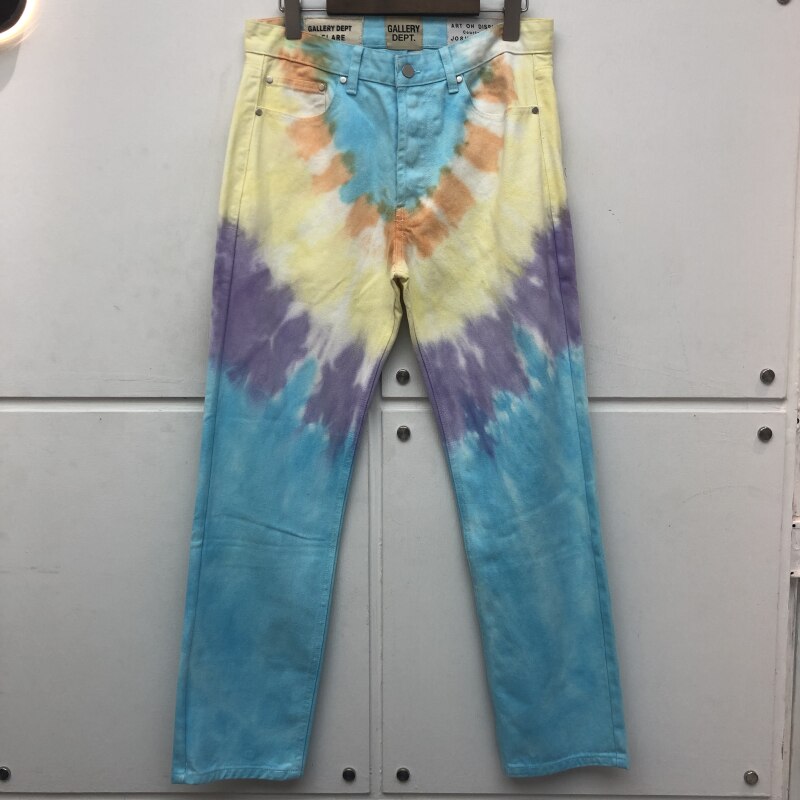 Color Tie Dye Gallery Dept Jeans Men Women 1:1 Bes... – Grandado