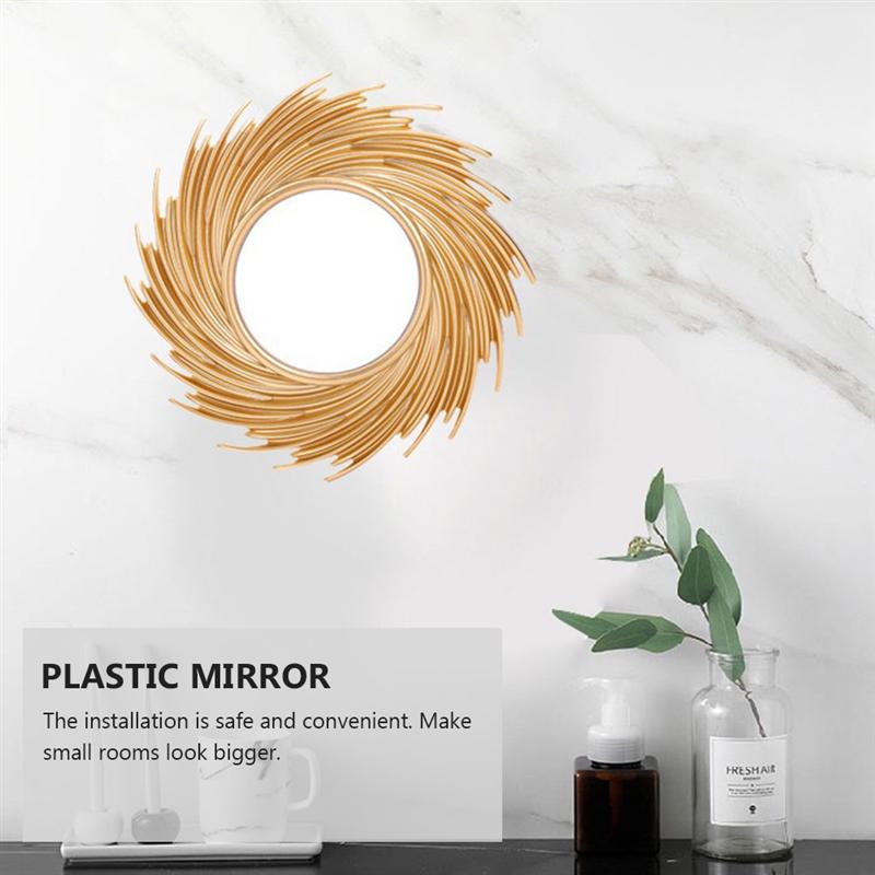 1Pc Bathroom Mirror Plastic Makeup Mirror Wall Han... – Vicedeal