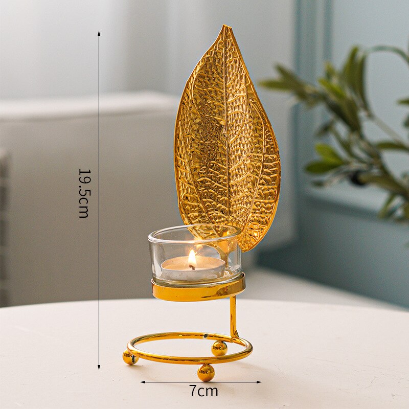 Ins Plating Metal Candlestick Model Room can ting ... – Grandado