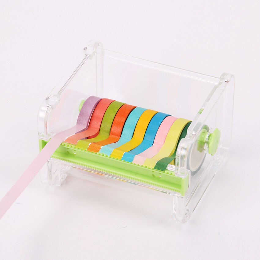 1PC Transparent Adhesive Tape Cutter Washi Masking... – Vicedeal