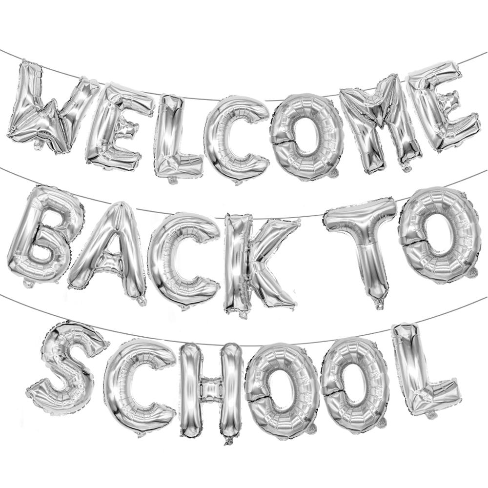 16inch Rose Gold Welcome Back To School Letter Foi... – Vicedeal