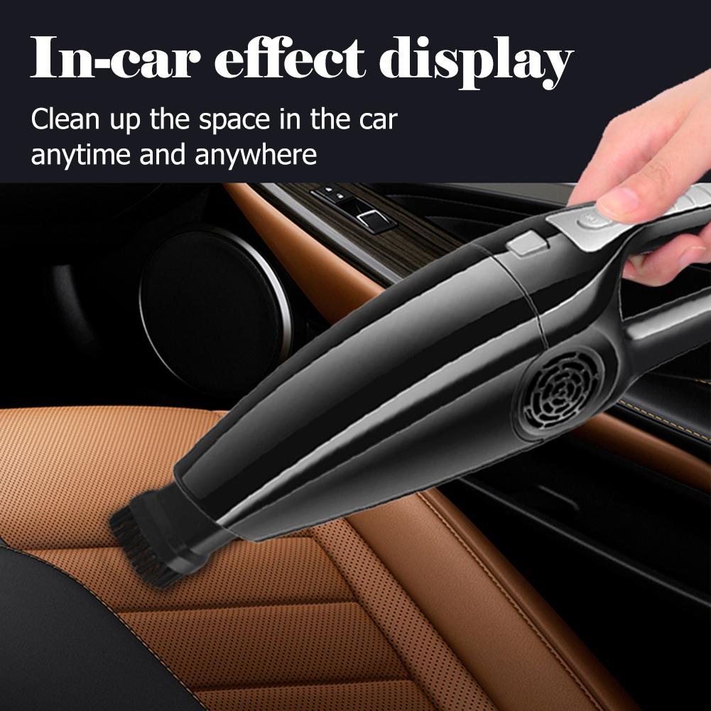120w 12v Car Vacuum Cleaner 3600mbar Wet Dry Dual Grandado