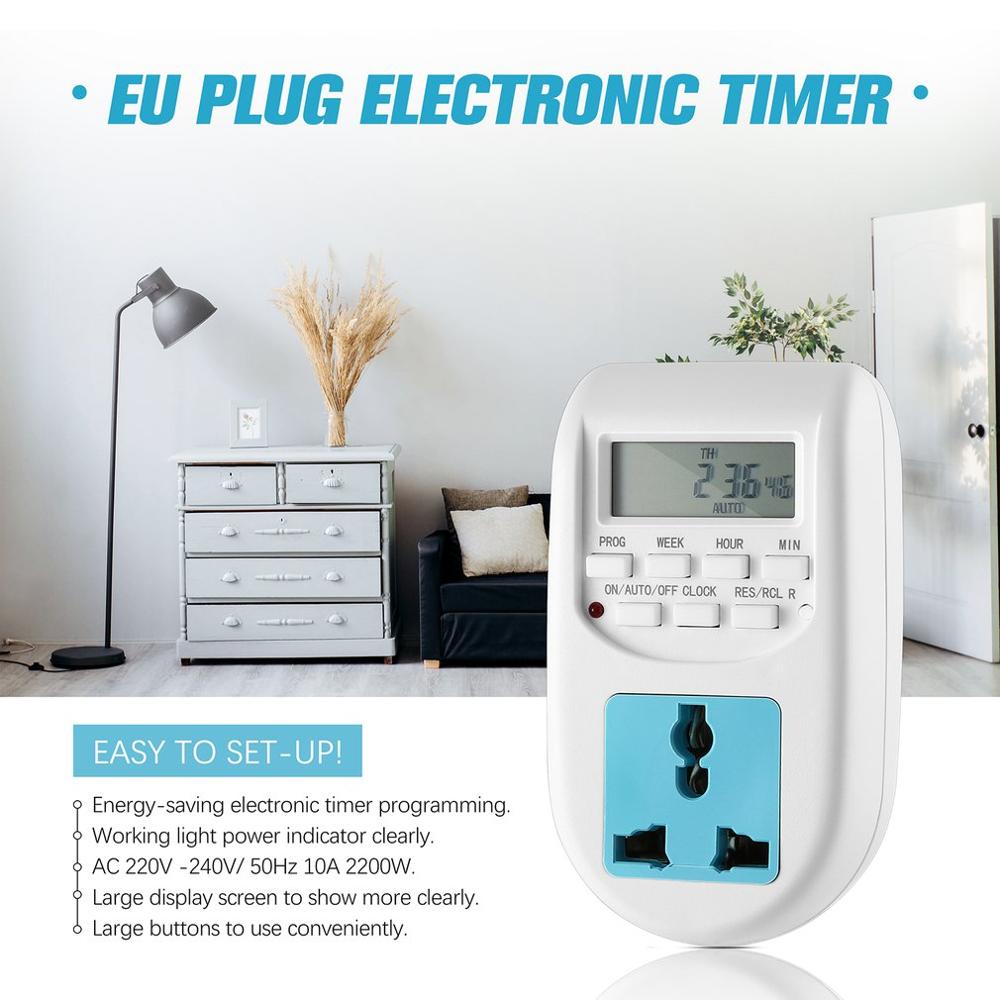 Eu Plug Energy Saving Timer Programmable Electroni Grandado