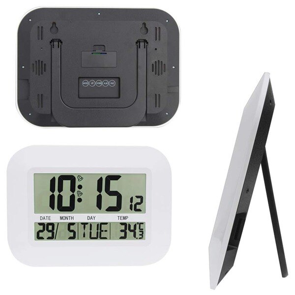 Digital Wall Clock Battery Operated Simple Large L... – Grandado