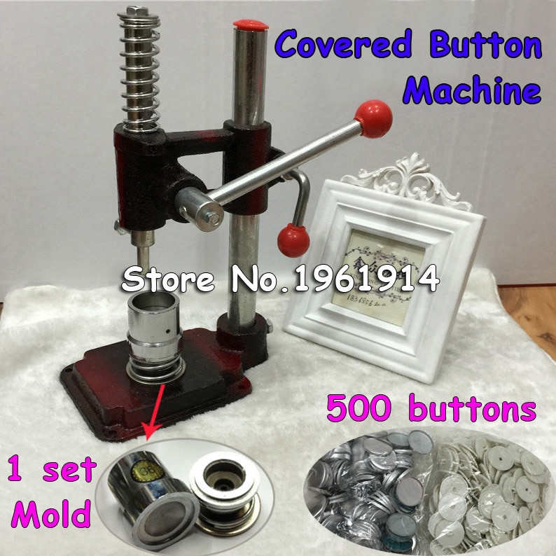 Fabric Covered Button Press Machine Handmade Fabri... – Vicedeal