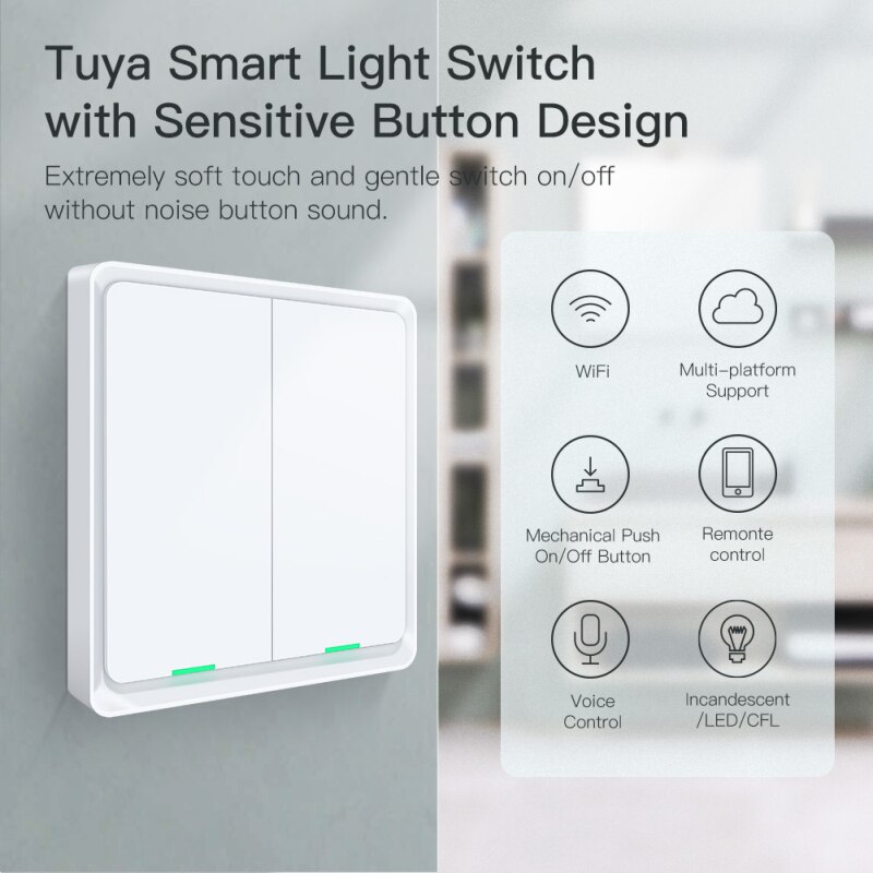 Tuya Wifi Smart Lichtschakelaar 100-240V Neutrale ... – Grandado