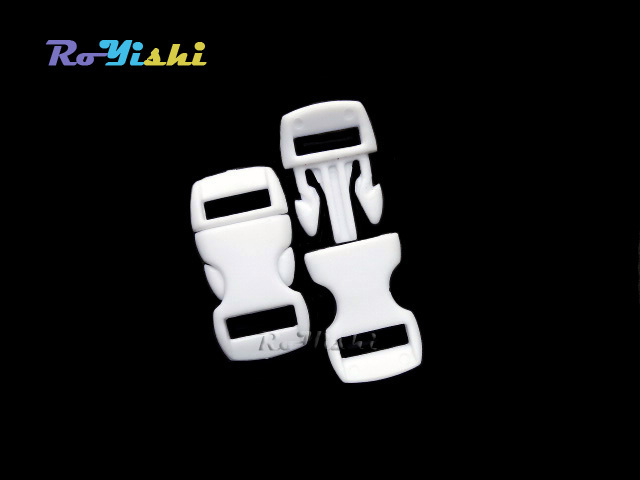 100pcs 3/8 " (10mm)mini white plastic buckle side ... – Grandado