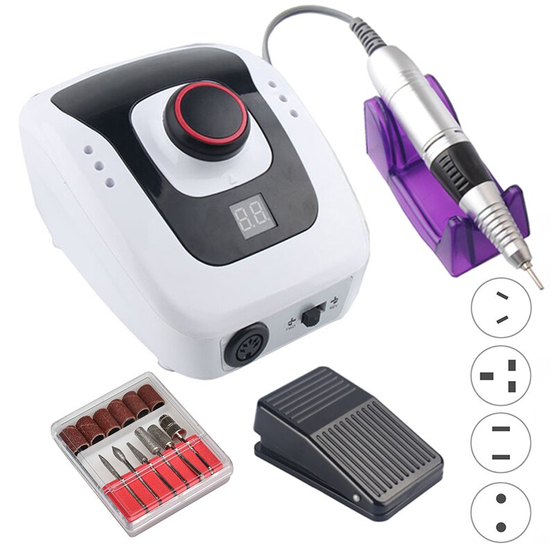 35000RPM Electric Nail Drill Machine Manicure Dril... – Vicedeal