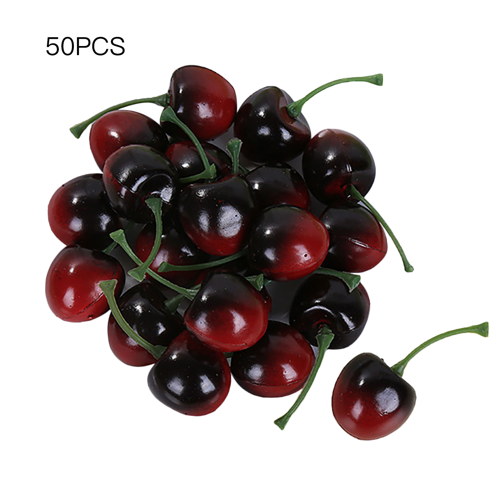 Simulation Cherry Cherries Realistic 2.5cm 50pcs/s... – Grandado