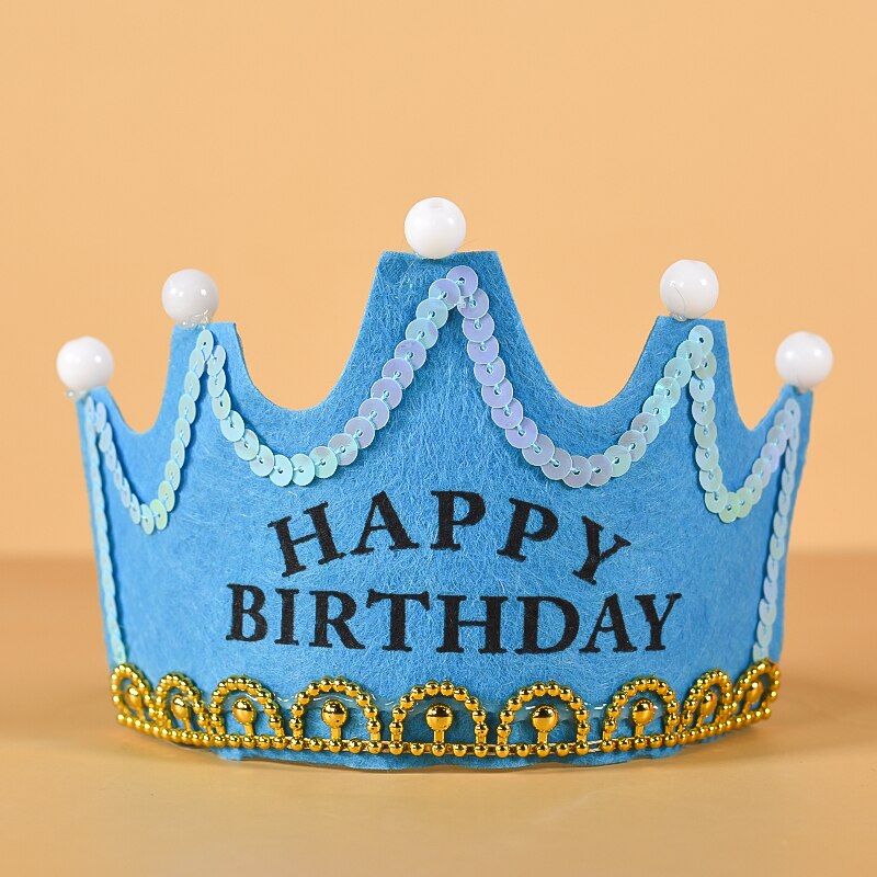 Lighting Crown Happy Birthday Hats For Kids Birthd... – Grandado