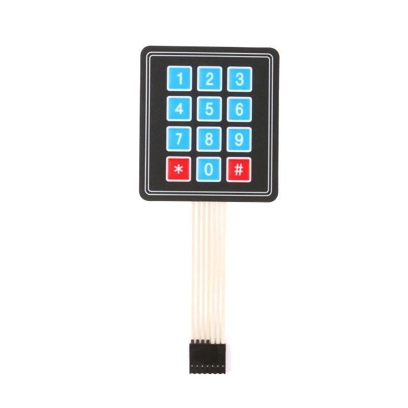 1 2 3 4 12 16 20 Key Button Membrane Switch 1x4 3x... – Vicedeal