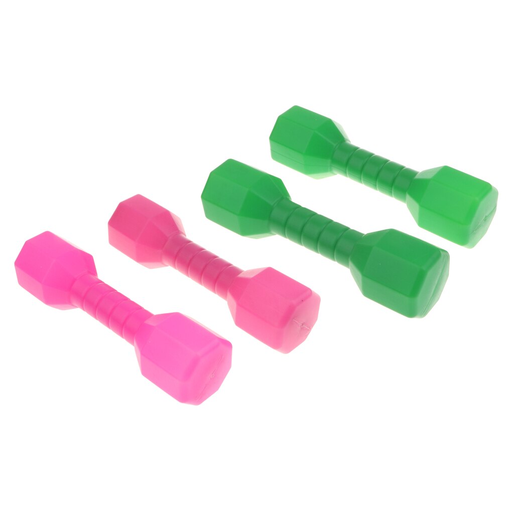 2 Pairs Plastic Lightweight Dumbbell Fitness Exerc... – Vicedeal