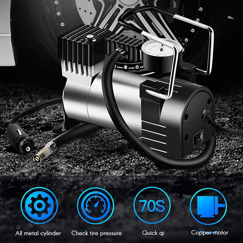 Portable Air Compressor Tire Inflator - Car Tire P... – Vicedeal