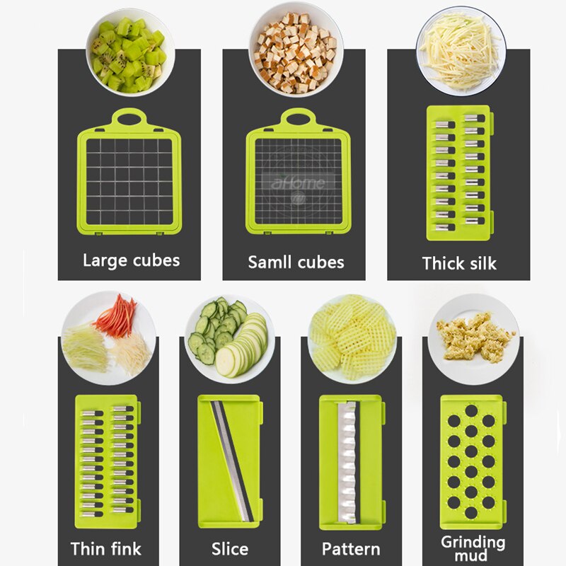 Multi-function Vegetable Choppers Bowl Food Choppe... – Grandado