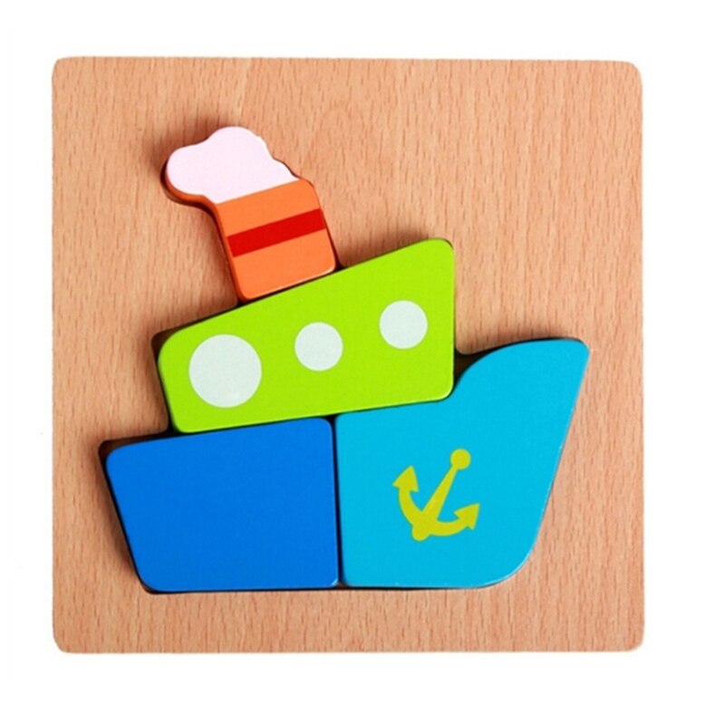 Driedimensionale Kleurrijke Houten Puzzel Educatie... – Vicedeal