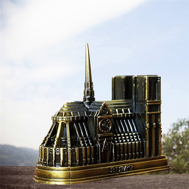Notre Dame Cathedral Zinc Alloy Crafts French Chur... – Grandado