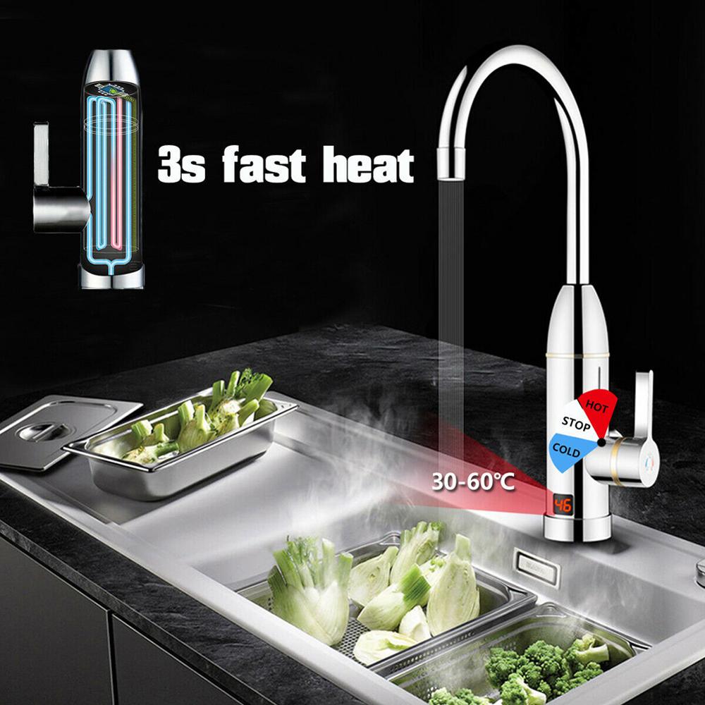 Instant Tankless Electric Water Heater Faucet Kitc... – Vicedeal