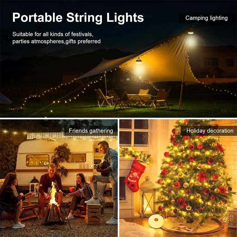 LED Camping Lamp Strip Atmosphere 8M Length Waterp... – Grandado
