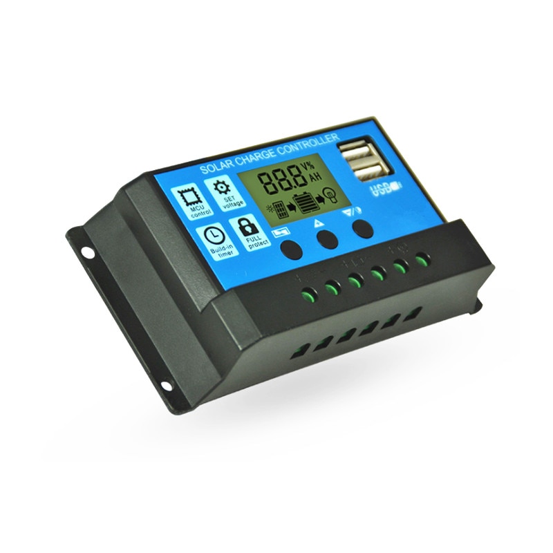 Solar Charger Controller 30A 20A 10A 12V 24V Batte... – Vicedeal