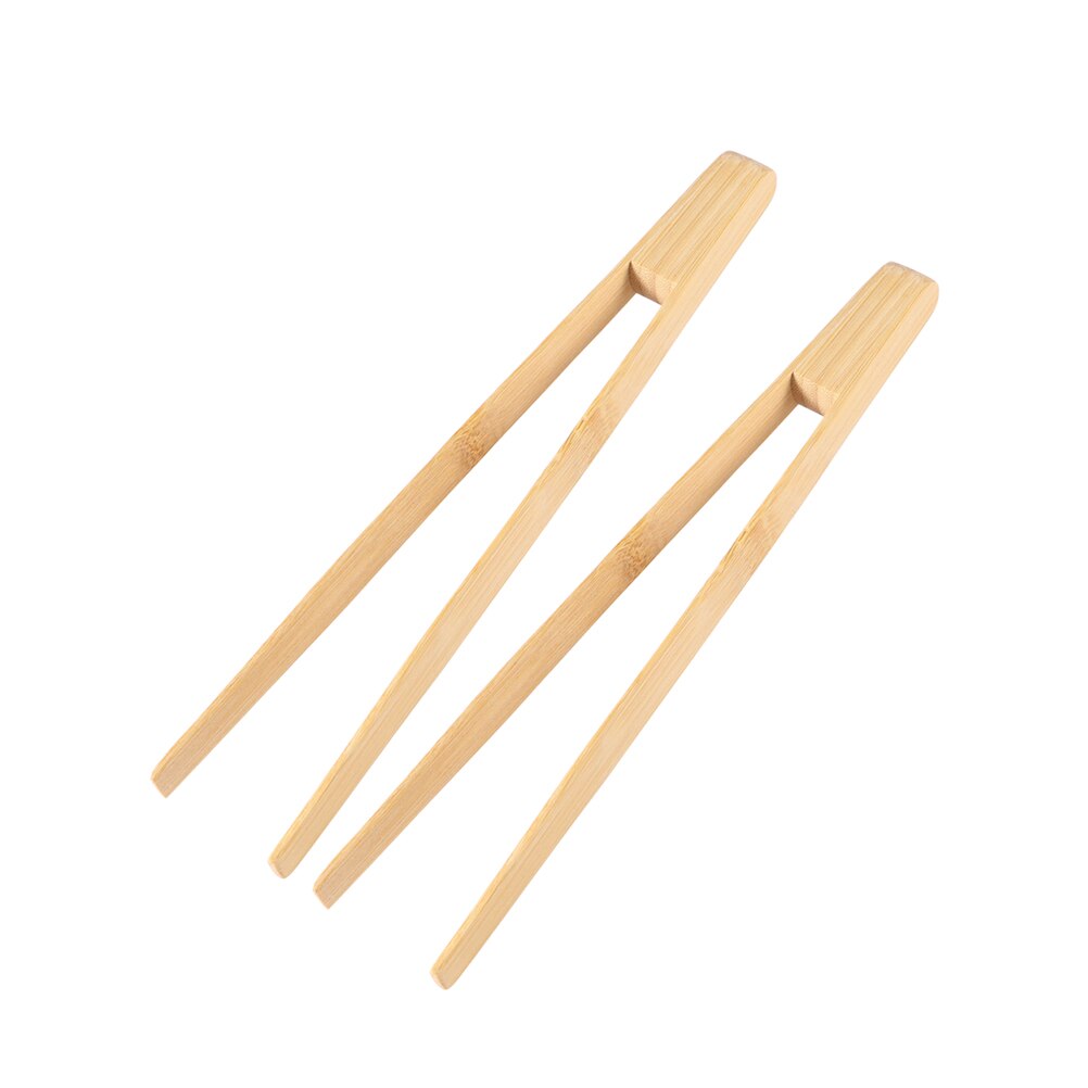 2pcs Bamboo Toaster Kitchen Tongs Long Easy Grip T... – Vicedeal