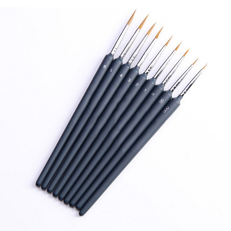 000-7# Miniature Paint Brush Set Nylon Brush Acryl... – Vicedeal