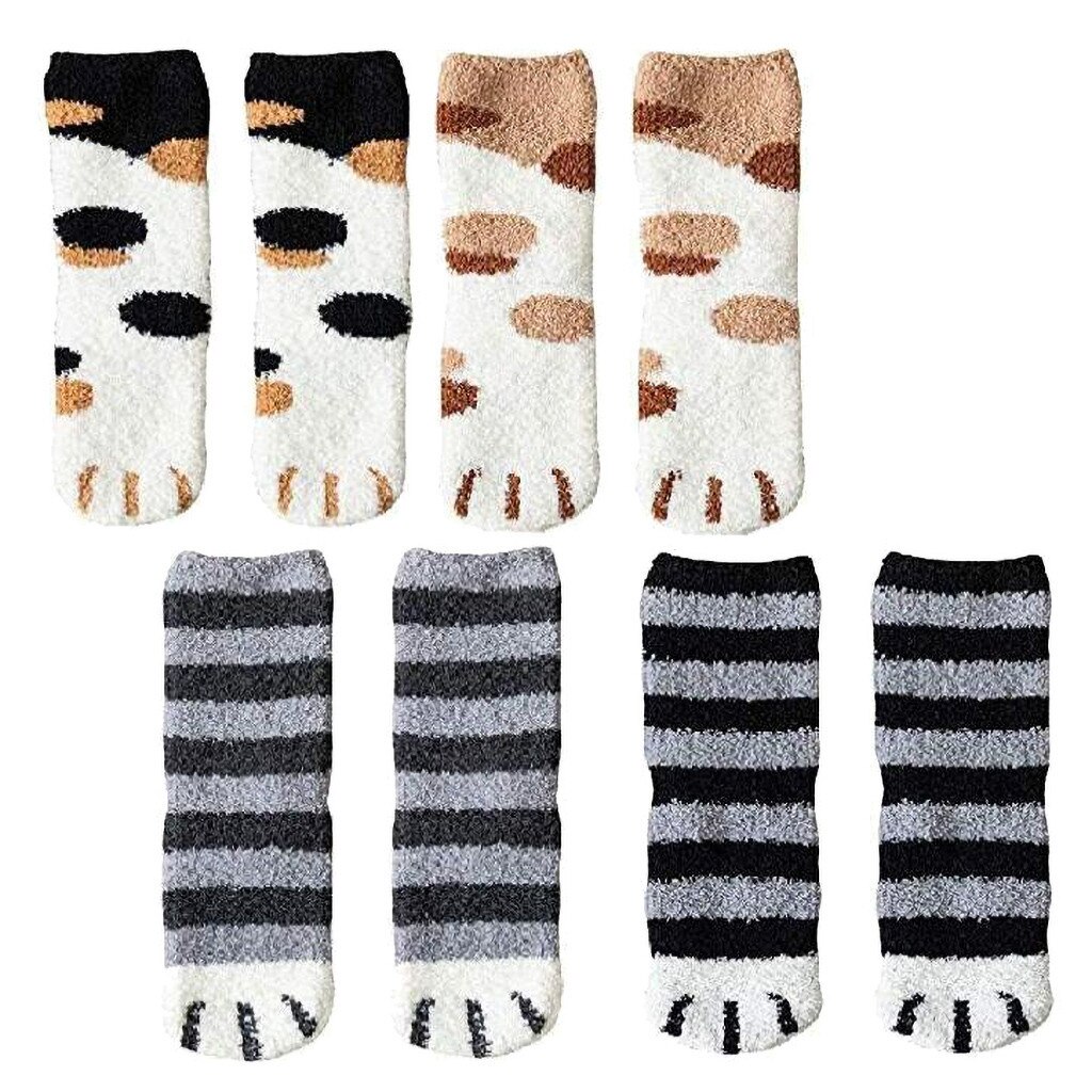 4 Pairs Socks Chaussette Chat Women Lovely Cat Cla... – Vicedeal