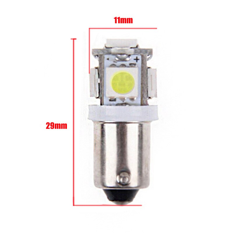 2Pcs T11 BA9S White 5050 SMD 5 LED Low Consumption... – Grandado