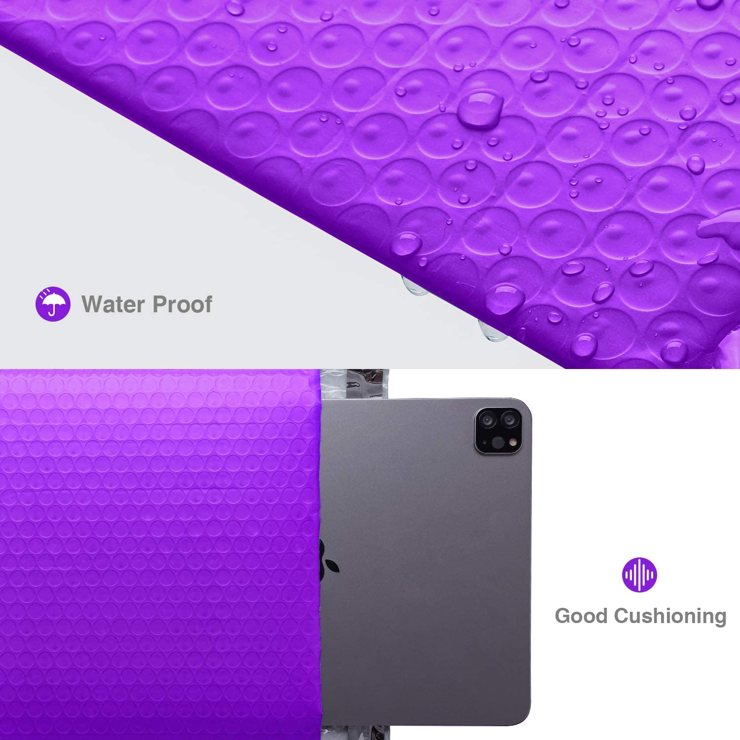 50PCS Mailer Poly Purple Bubble Padded Mailing Env... – Grandado