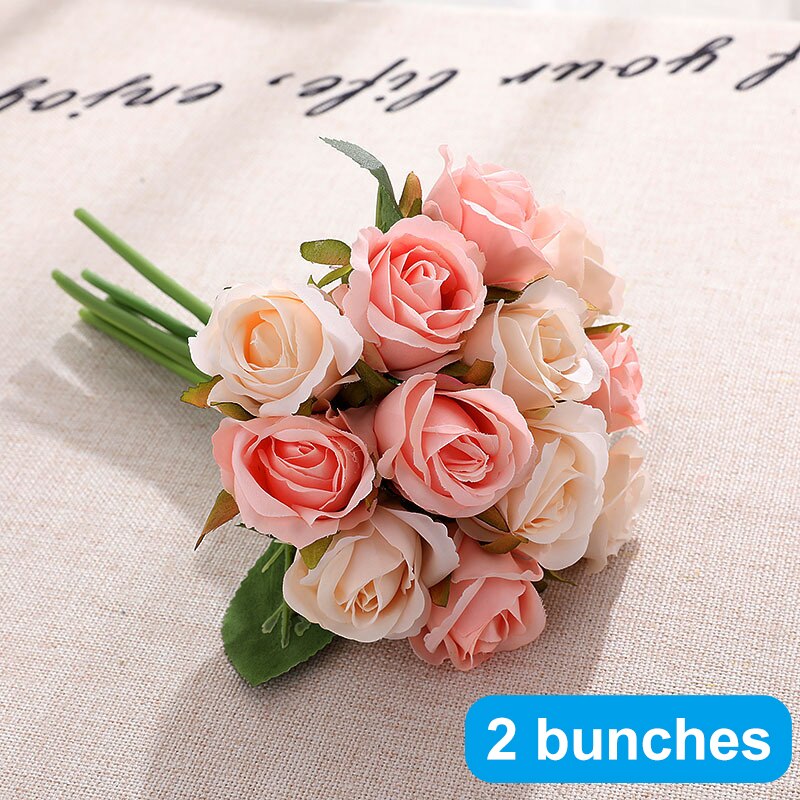Good Healthy 2 Pcs Handmade Rose Flowers Bouquet 2... – Grandado