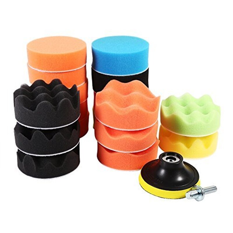 80Mm 19Pcs Auto Paint Care Auto Polijsten Buffer P... – Vicedeal