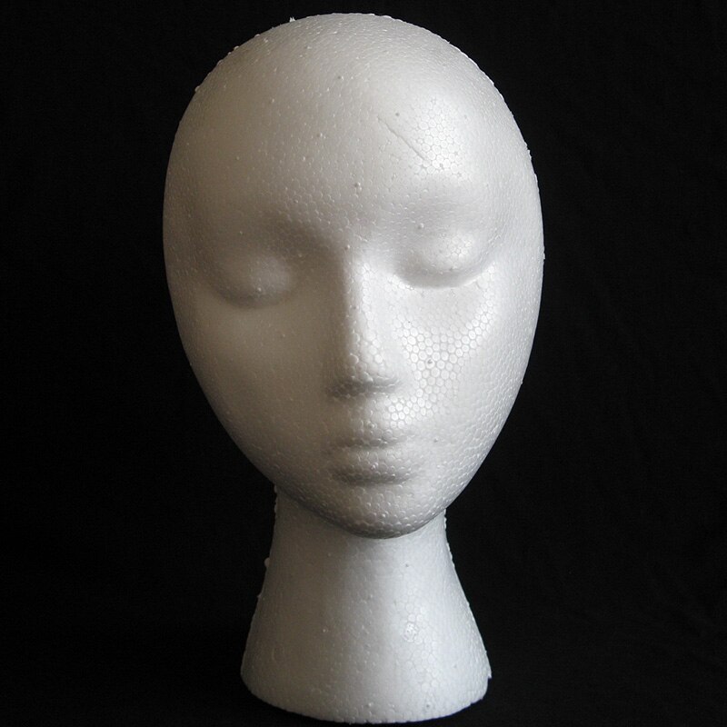 1pc schuim mannequin vrouwelijk hoofd model voor p... – Vicedeal