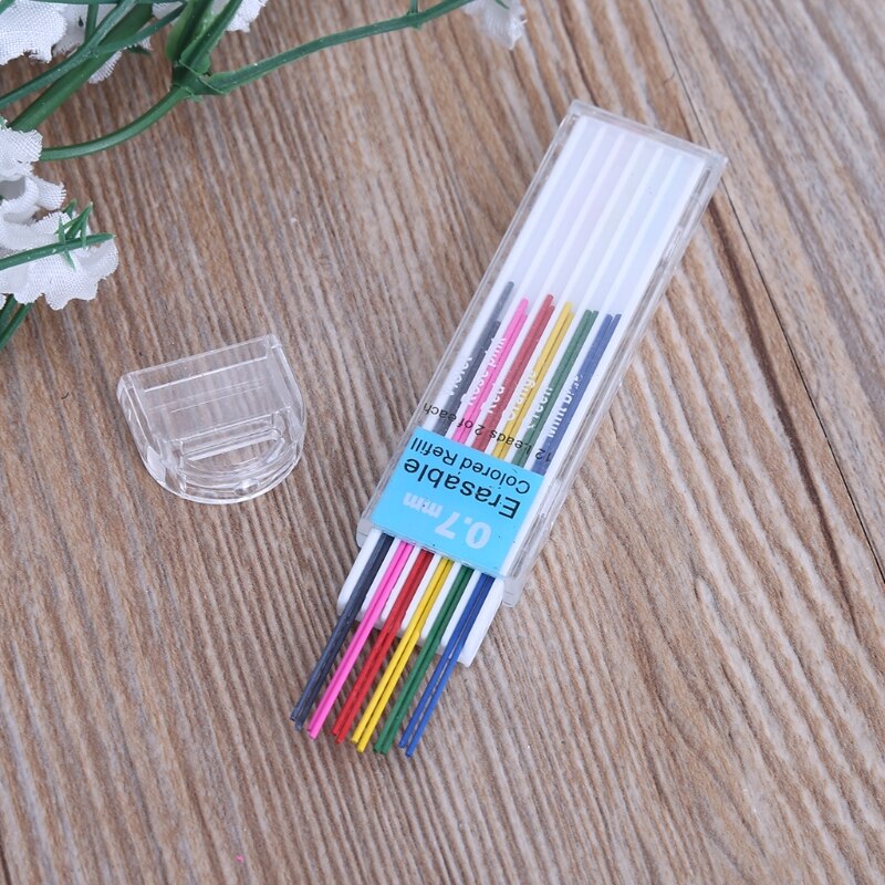 1 Box 0.7mm Colored Mechanical Pencil Refill Lead ... – Vicedeal