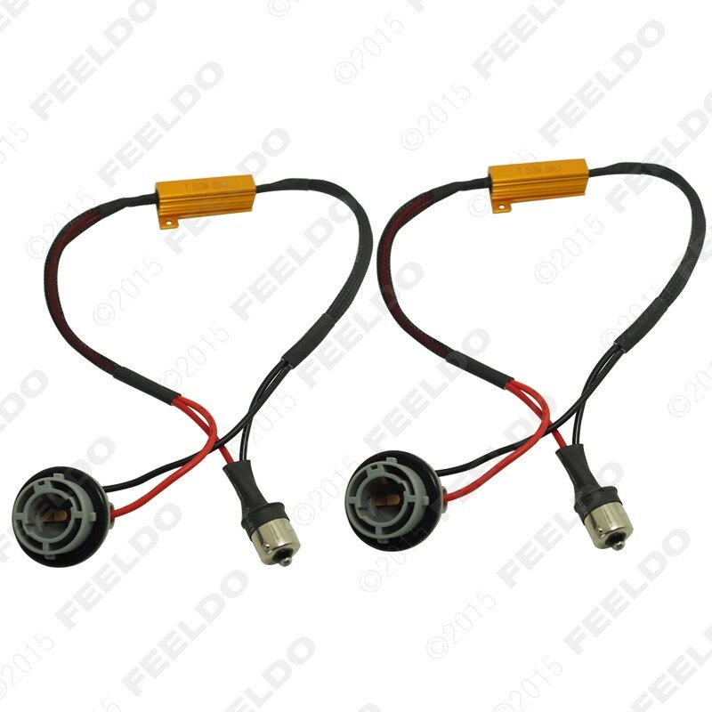 FEELDO 1pc Car BA15S 1156 1073 No Error Load Resis... – Grandado