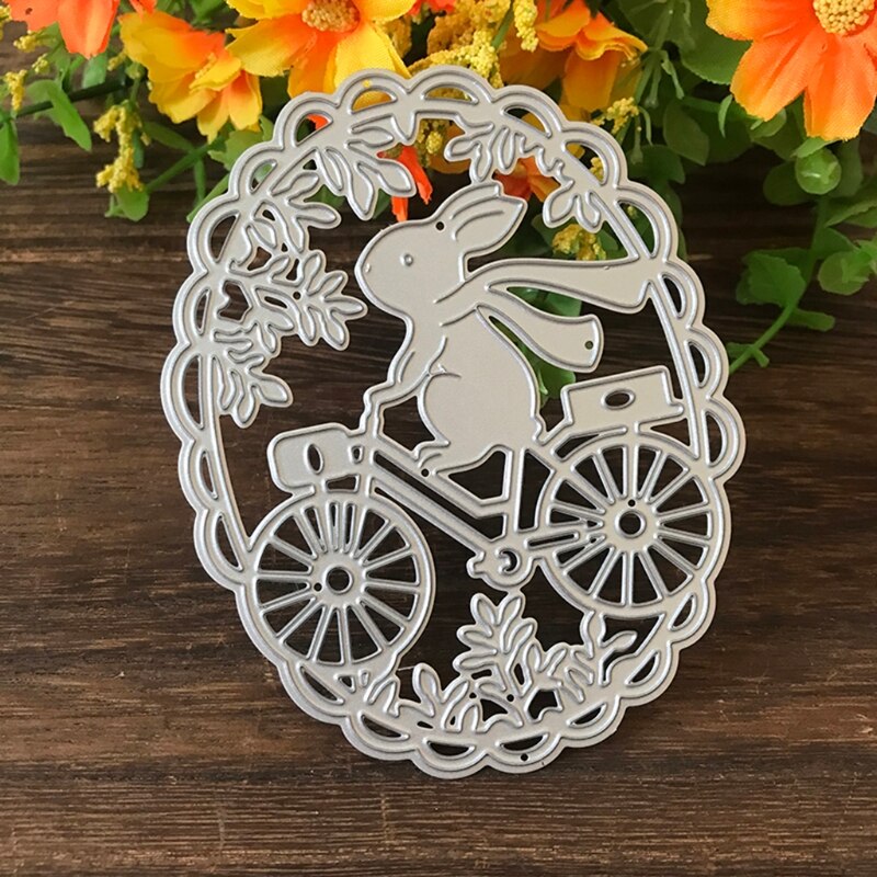 Paashaas Krans Metalen Stansmessen Stencil Scrapbo... – Grandado