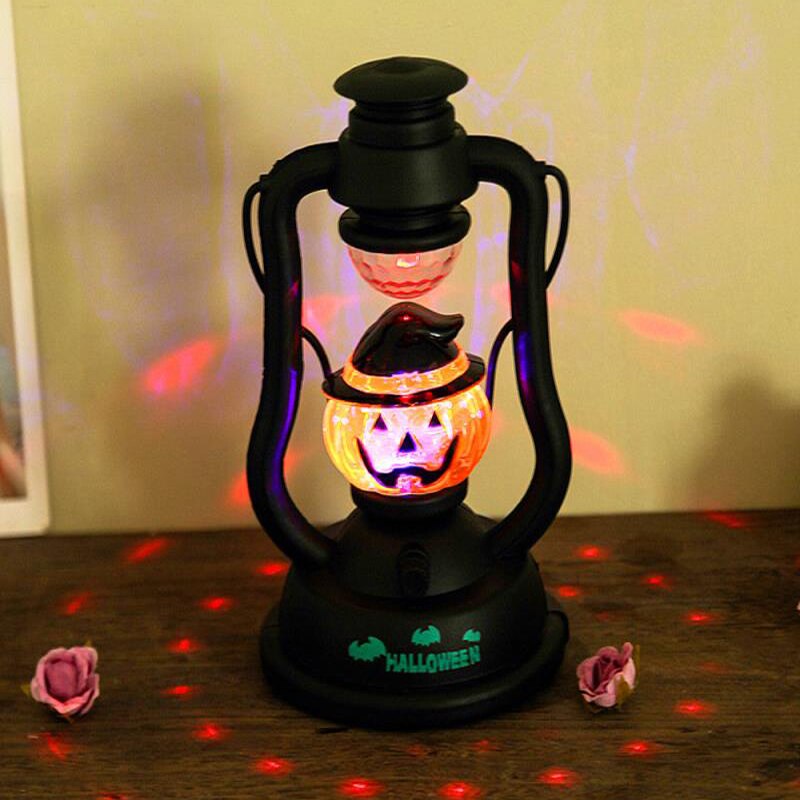 Halloween Lamp Kleurrijke Pompoen Lamp Led Nachtla... – Grandado