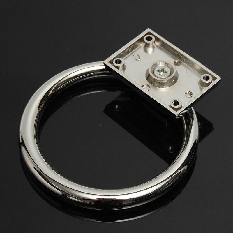 Stainless steel Shiny Silver Pull Ring Door Handle... – Grandado