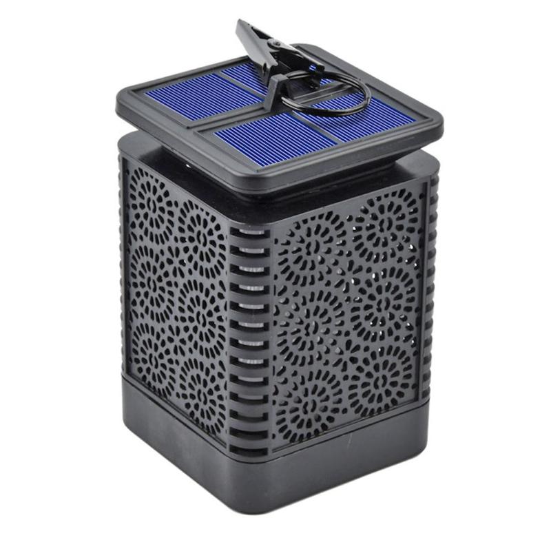 Solar Energy Flame Torch Lamp 12 LED Light Control... – Grandado