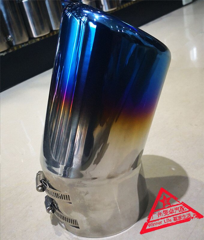 Styling Auto Round Bent Exhaust Tip Muffler For La... – Grandado