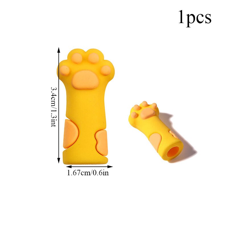 Cartoon Kat Poot Siliconen Nipper Cover Beschermho... – Grandado