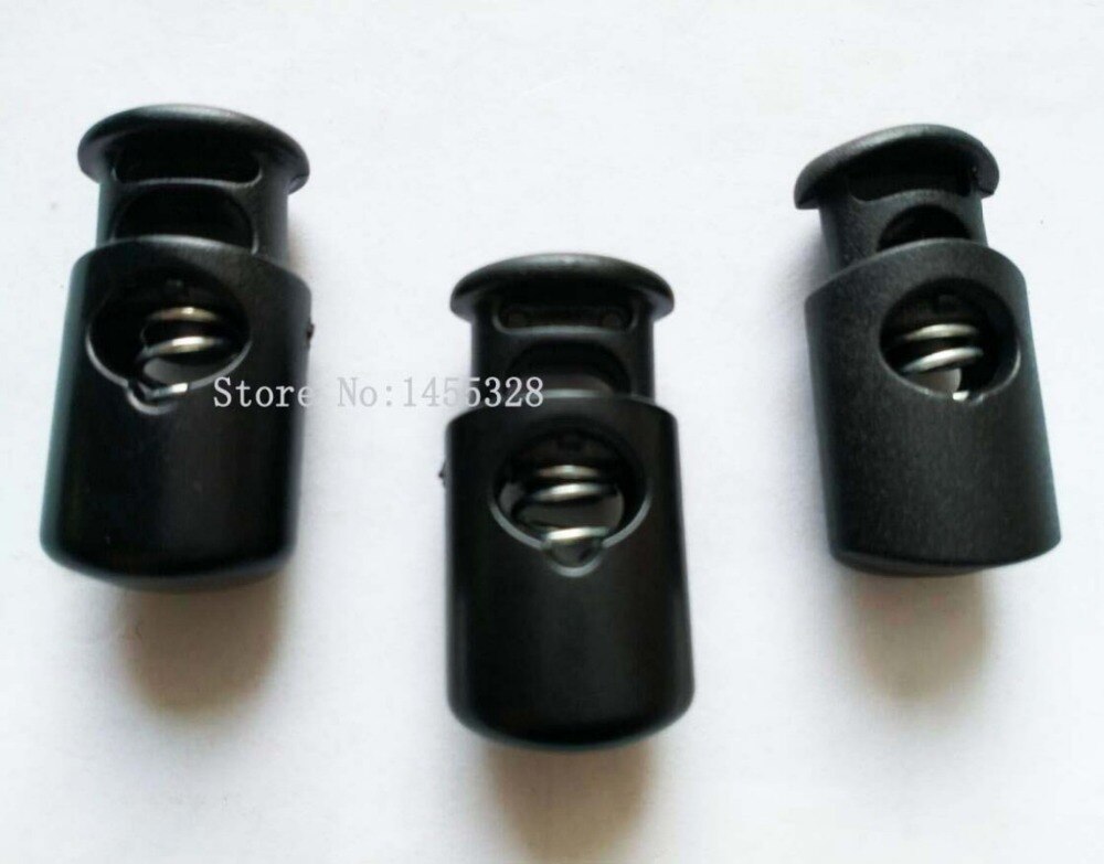 100pcs/lot black plastic POM ball cord lock toggle... – Vicedeal